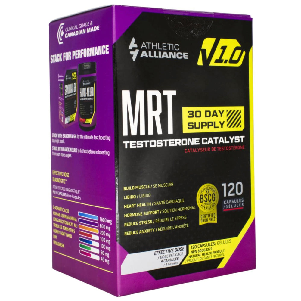 Buy Athletic Alliance MRT Test Catalyst (120 caps) | Fitshop.ca