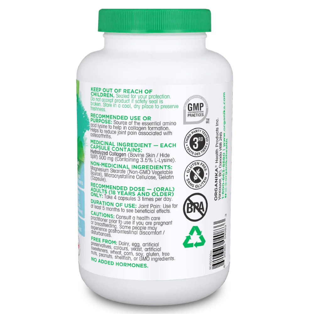 Buy Organika Enhanced Collagen Caps (240 Caps) for Less! | Fitshop.ca