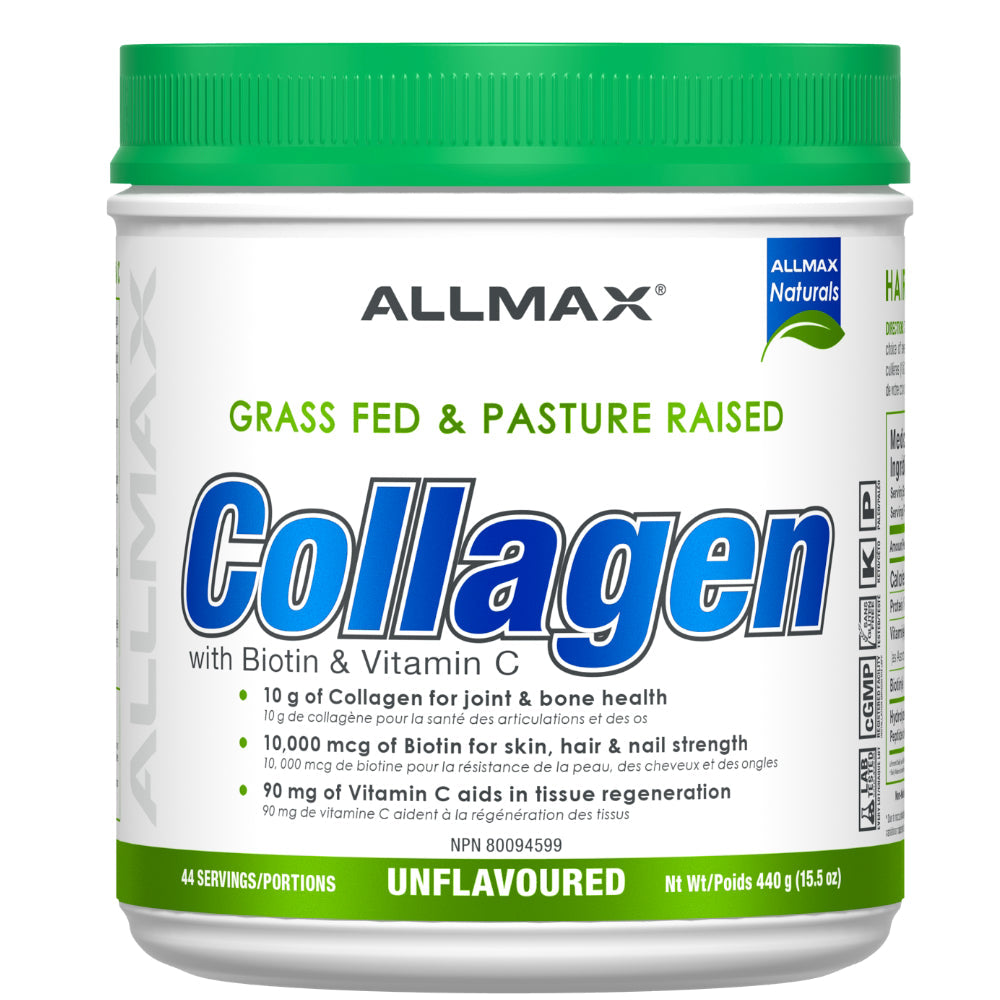 Buy Allmax Collagen + Biotin (440 g) for Less! | Fitshop.ca