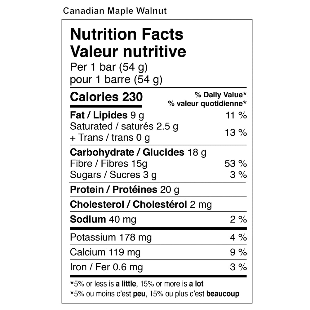 Buy Daryl's Canadian Maple Walnut Bars for Less! | Fitshop.ca